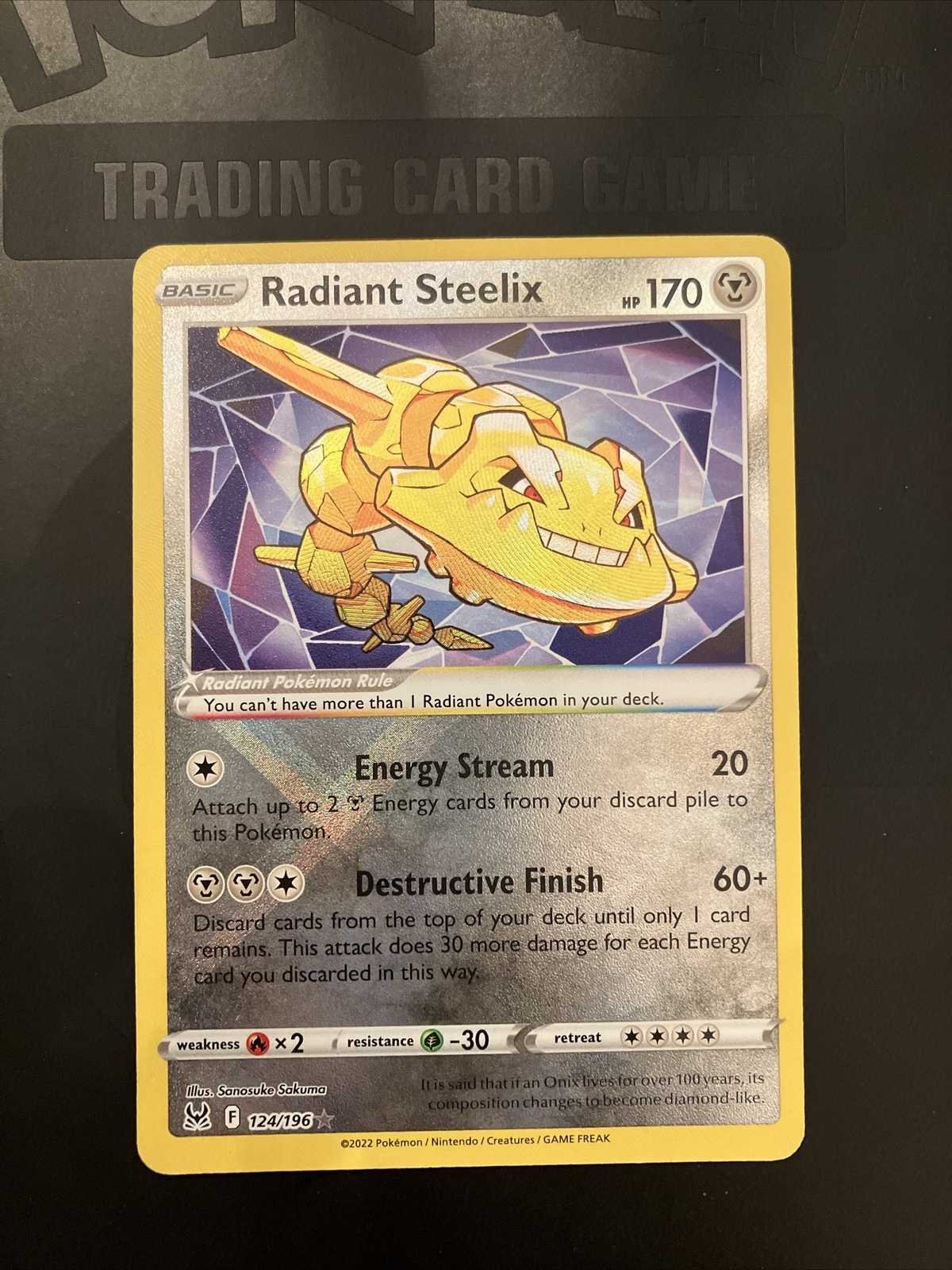 Radiant Steelix 124/196 Ultra Rare Lost Origin Pokemon TCG Near Mint | eBay