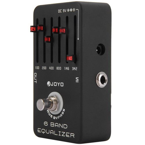 JOYO JF-11 Equalizer Guitar Effect Pedal 6 Bands EQ Analog Equalizer ...