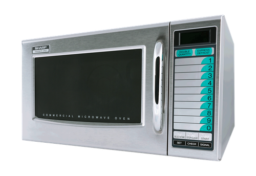 Sharp R-21LVF Microwave Oven 1000 Watts - Stainless Steel for sale ...