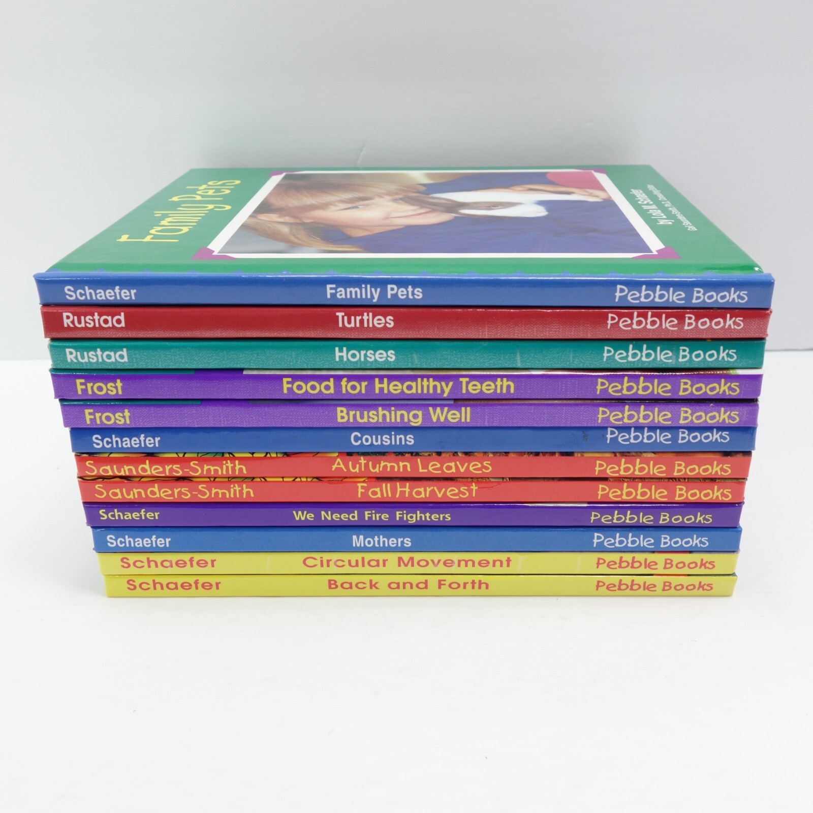 Pebble Book lot of 12 Pre K-2 Early Learning Homeschool Easy Readers ...