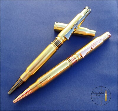 Custom Made Bullet Pen Made With Real 308 Brass Shells -- | eBay