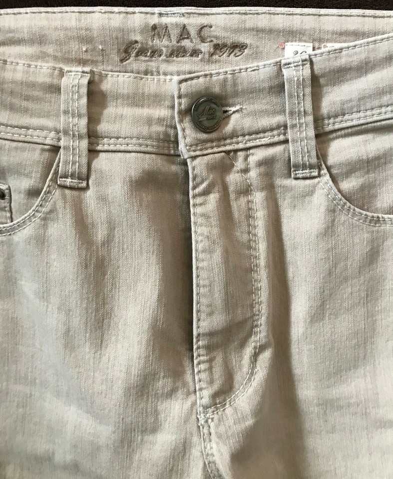 Mac Jeans Donna " Stella " Tg. 36/30 Beige Mélange Spandex | eBay
