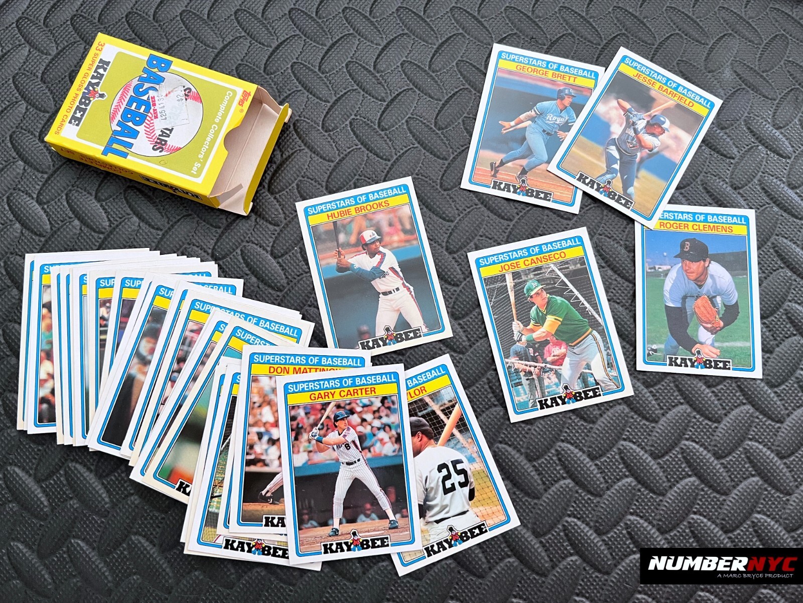 3x VINTAGE BASEBALL SETS of 1985 Topps Circle K + 1986 Fleer + 1987 ...
