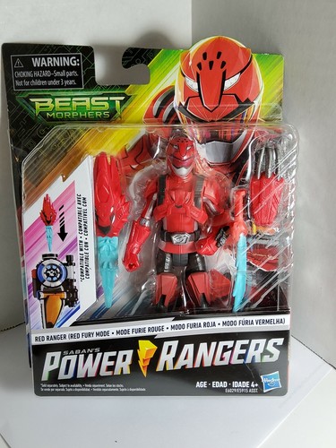 Power Rangers Beast Morphers Red Ranger Red Fury Mode Morph-X Key ...