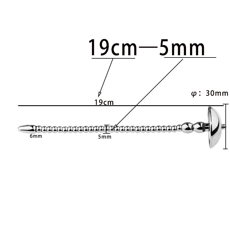 Male's Electric E-stim Stretcher Urethral Sounding Rod Penis Plug ...