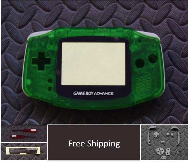 GBA Nintendo Game Boy Advance Replacement Housing Shell Screen -Clear ...