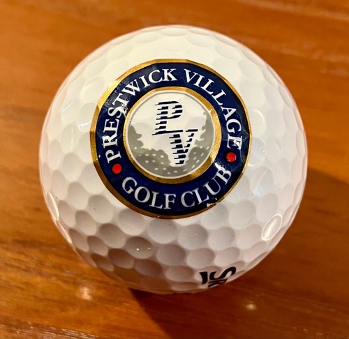 Prestwick Village Golf Club (Michigan) Logo Golf Ball | eBay