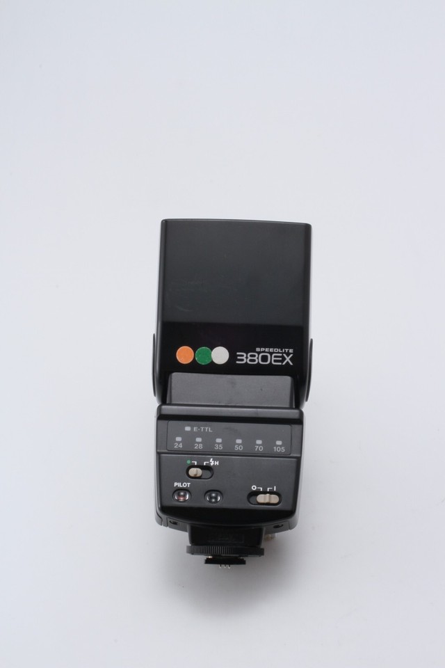 Canon Speedlite 380EX Shoe Mount Flash for Eos Cameras Tested OK E- TTL ...