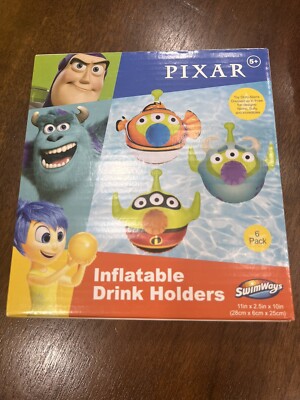 Disney Pixar alien remix inflatable drink holders six pack BRAND NEW | eBay