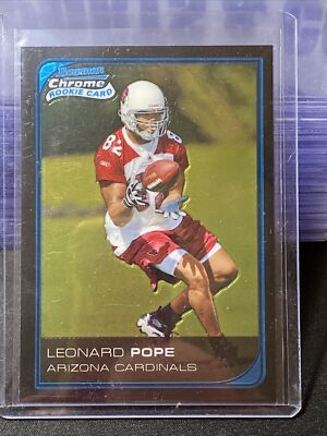 2006 Bowman Chrome Leonard Pope #257 Rookie RC Cardinals | eBay