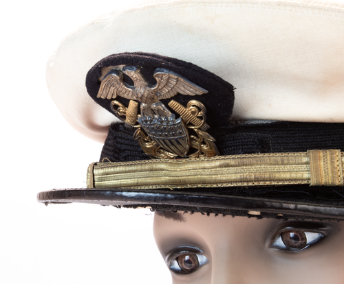WW2 USN US Navy Dress Uniform Hat Cap The Commodore | eBay