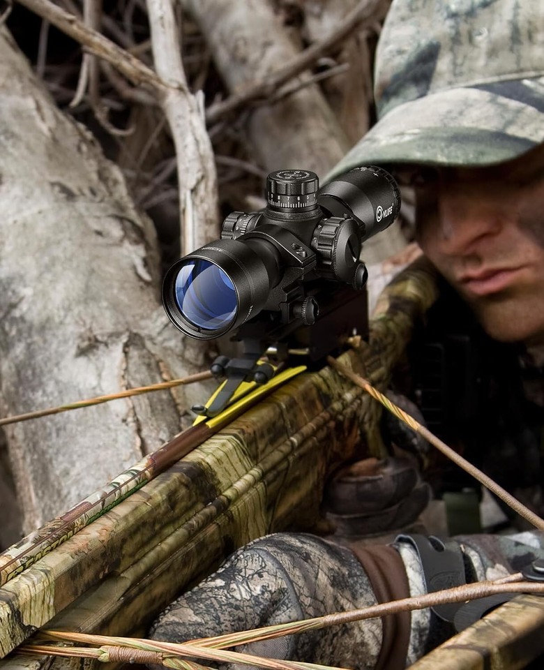 Crossbow Scope, Red Green Illuminated Compact Crossbow Scopes for ...