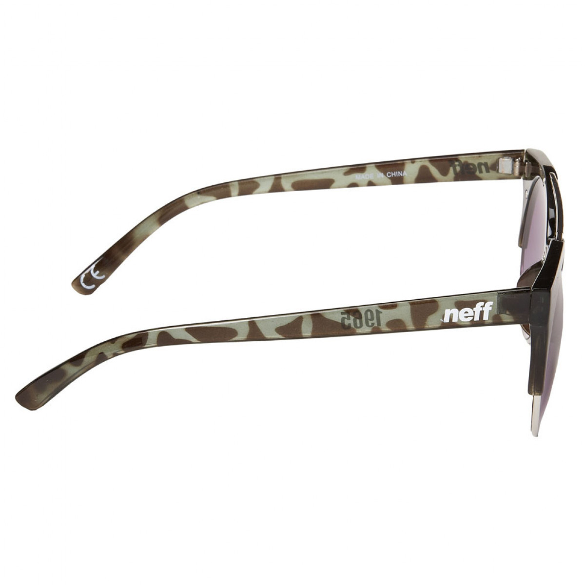 Neff Leopard Acetate Metal Round Half Retro 1965 Style 400 UV ...