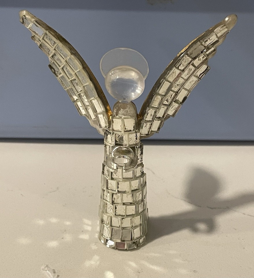 Vintage Santas World Angel Mirrors Sparkle Disco Ball Kurt Adler No ...