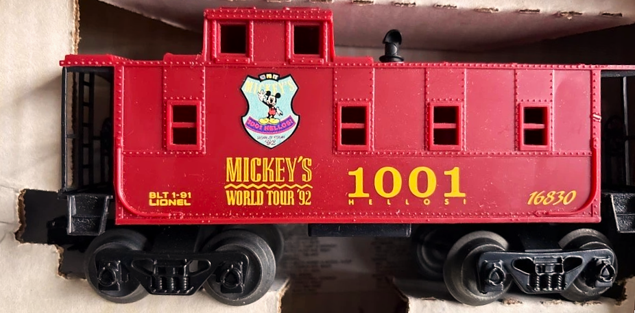 VINTAGE 1991 LIONEL DISNEY MICKEY’S WORLD TOUR TRAIN SET 6-11721 ...