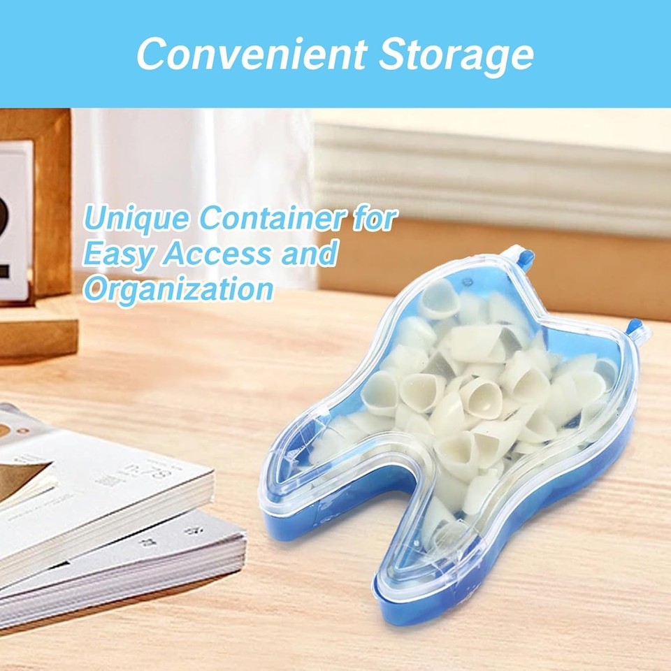 Tooth Caps for Broken Tooth Mixed Sizes Dental Temporary Crown Kit ...