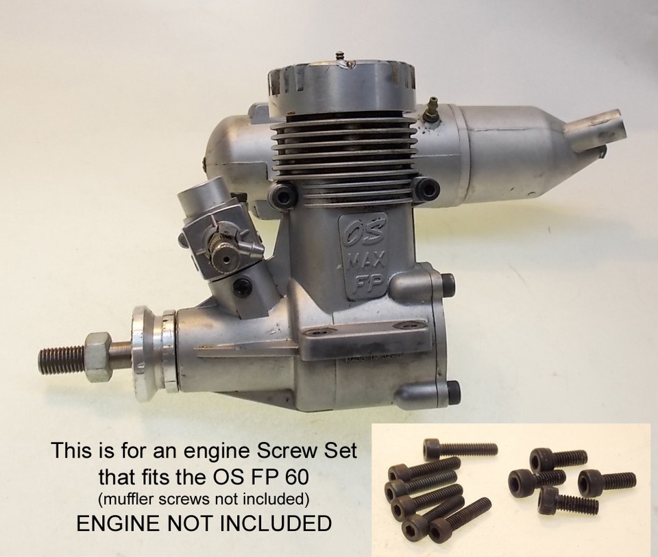 OS FP .60 engine Socket head Screw Set from MECOA K&B Mfg #25os-fp60 | eBay