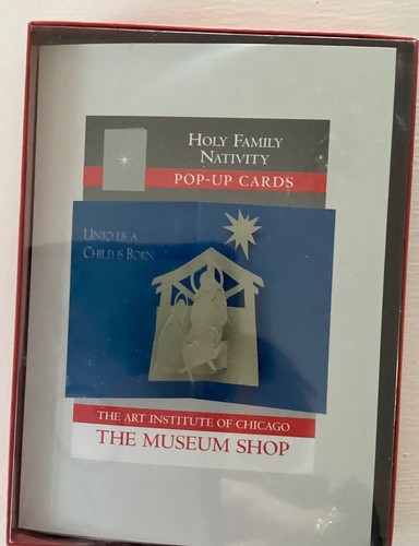 Holy Family Nativity Pop-Up CHRISTMAS CARD & ENVELOPES / ART INSTITUTE ...