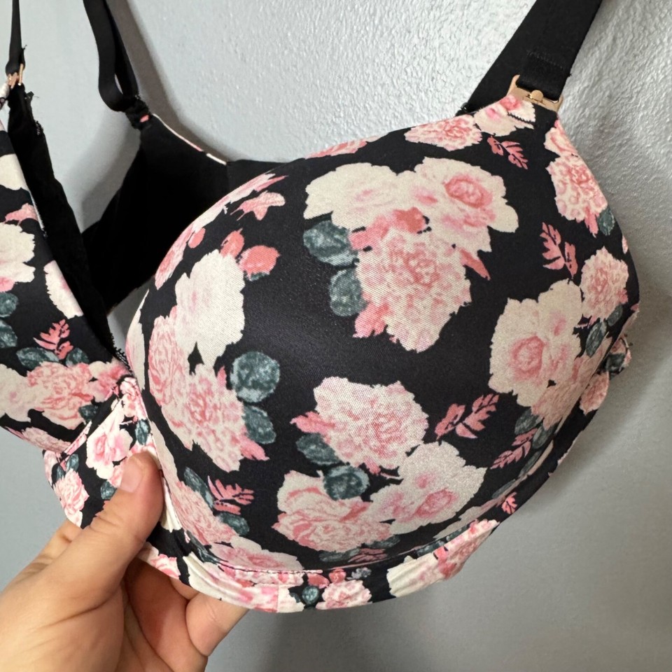 VICTORIA'S SECRET body by Victoria no wire nursing bra size 40DD Black ...