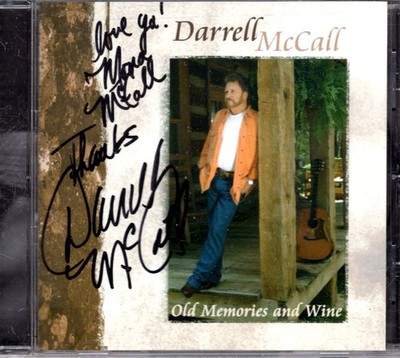 CD - Darrell McCall - Old Memories & Wine - Autographed - Country Music ...