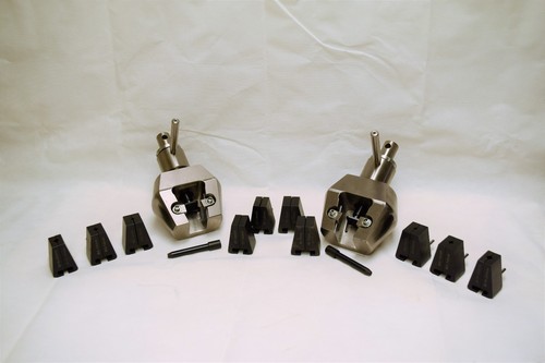 New Set 22.5K 100 kN Wedge Action Grips Tensile Tester Fatigue Testing ...