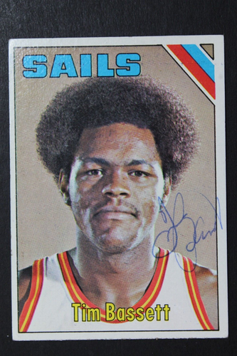 Tim Bassett (d.2018) San Diego Sails Autographed 1975 Topps #274 Signed Card | eBay