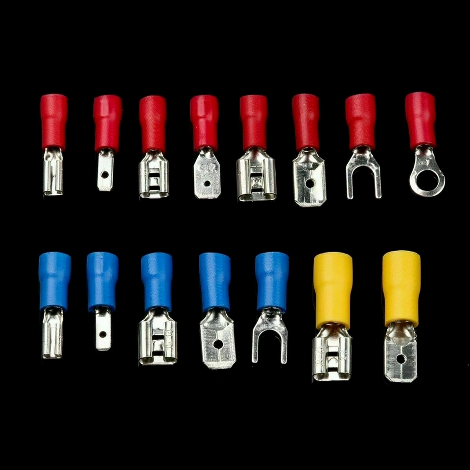 280PCS Assorted Electrical Wire Terminals Crimp Connectors Spade ...