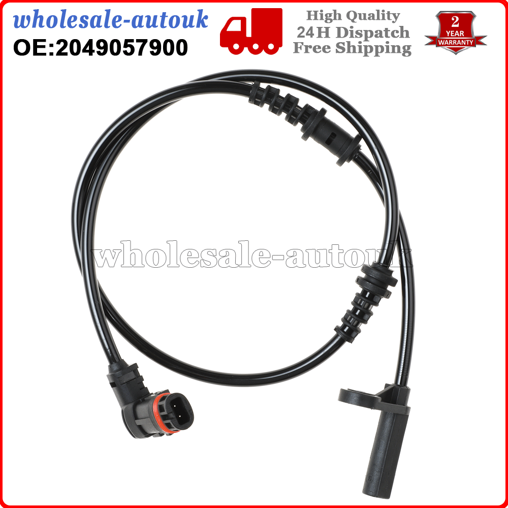 2X ABS Speed Sensor Front Left Right FOR Mercedes C-Class W204 S204 ...