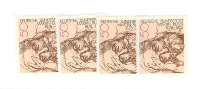 Bundesrepublik MNH ** 962 Scott 1268 Martin Buber (4x) | eBay