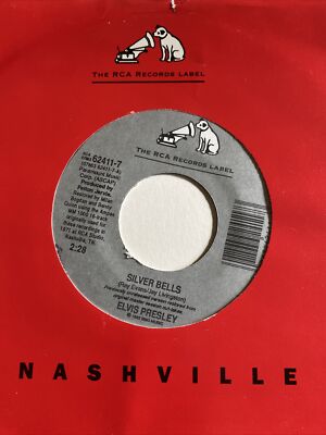 Elvis 45 Silver Bells / Silver Bells NEW reissue unplayed Christmas ...