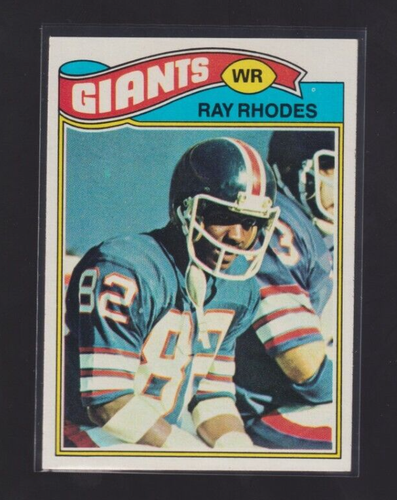 1977 Topps #98 Ray Rhodes RC Rookie - Giants - ExMT - 109 - 🔥🏈🔥 | eBay