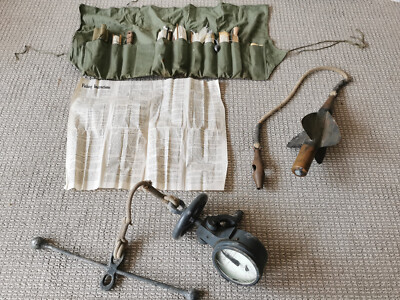 ANTIQUE NAVY TAFFRAIL LOG BRASS SHIPS CHERUB PROPELLER US WW2 SURVIVAL ...