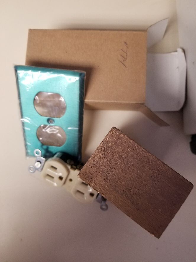 Oceanic Marine Cast Brass Box Outlet & Electric Receptacle - NEW IN BOX ...