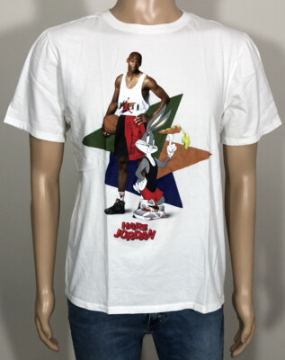 Air Jordan 7 Retro "WB Hare Jordan Poster" T-Shirt (Size L) 2014 ...