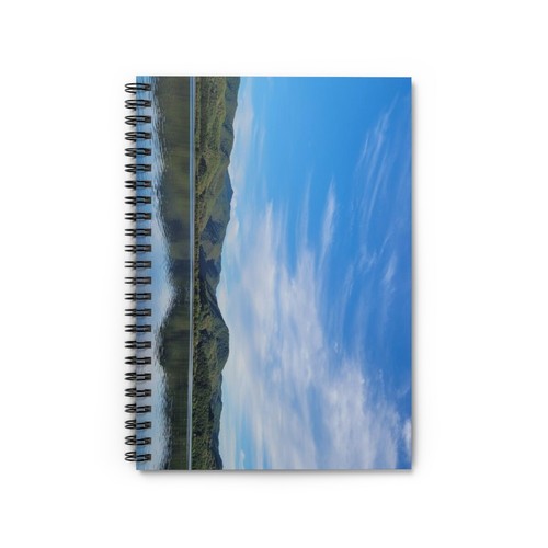 Spiral Notebook - Ruled Line_118 Pages_Serene lake landscape(Only Front ...