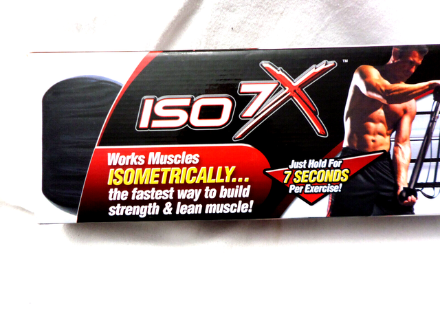Ontel ISO 7X Isometric Workout Bar - Silver for sale online | eBay
