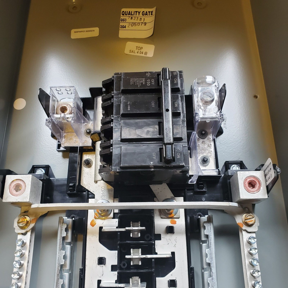 GE 150 Amp 8-Space 16-Circuit Load Center Outdoor Main Breaker Circuit ...