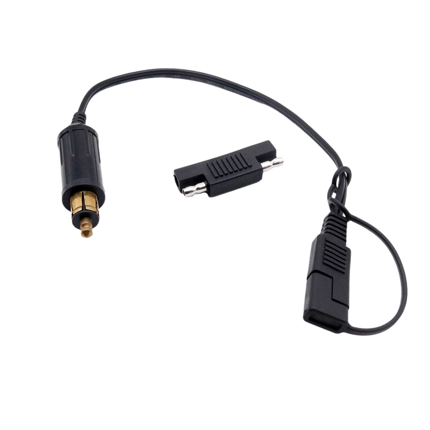 DIN Hella Powerlet Plug to SAE Adapter Connector Cord Cable for BMW ...