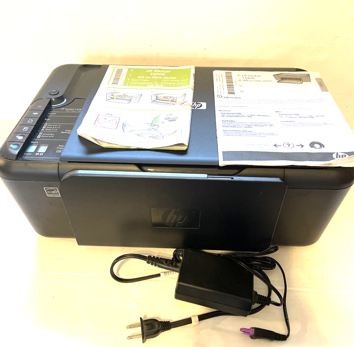 HP Deskjet F4440 All-In-One Inkjet Printer and Scanner TESTED | eBay