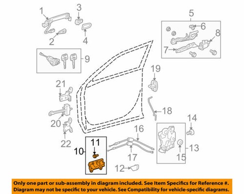 69205-20210-C0 Toyota Handle sub-assy, front door inside, rh ...