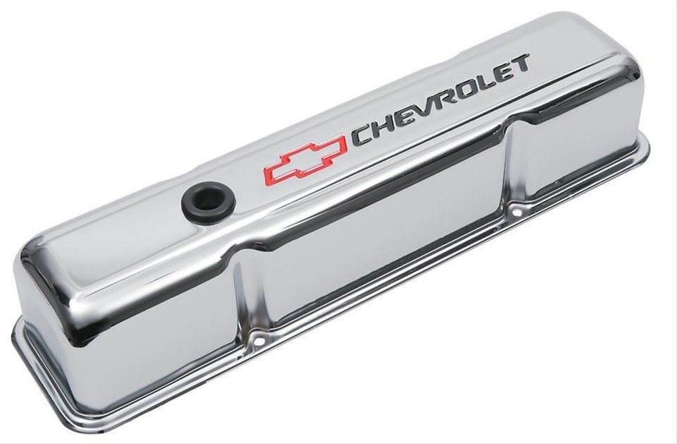 Proform Stamped Steel Chevrolet Valve Covers 141-905 Chevy SBC 283 305 ...