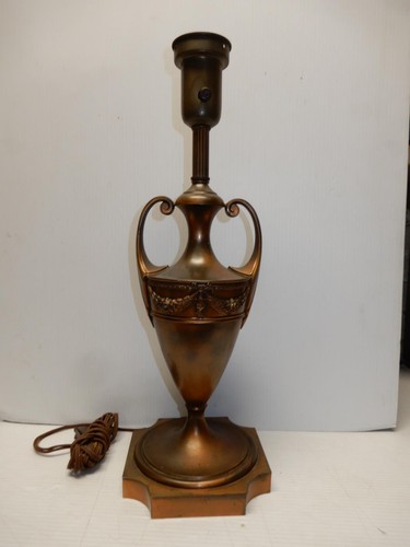 ANTIQUE PAIRPOINT PATINATED TABLE LAMP BASE | eBay