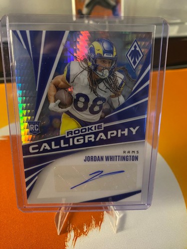 2024 Phoenix Rookie Calligraphy Jordan Whittington Auto RC Rams 🔥 SSP ...