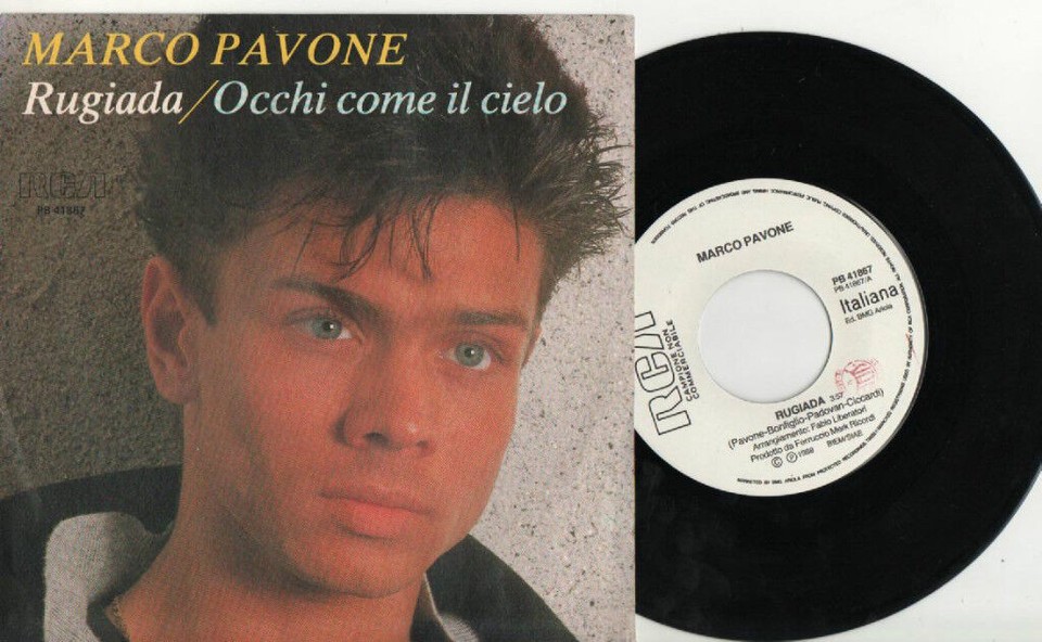 Marco Pavone: Rugiada 7" Italy promo | eBay