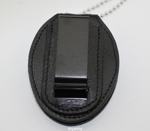 FBI Badge Holder Belt Clip/Neck with Chain Federal Police holder | eBay