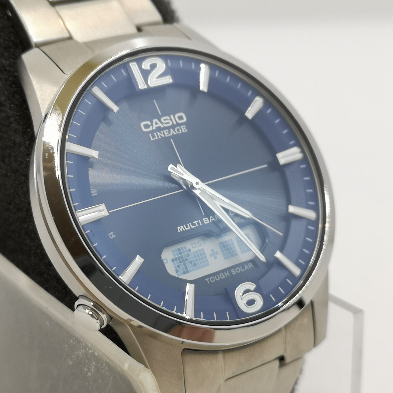 CASIO LINEAGE LCW-M170TD-2AJF Blue Solar Radio Men's Watch New in Box ...