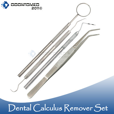 Basic Exam Setup Set Of 4 Dental Instruments Probe Mirr-pr-0012 | eBay