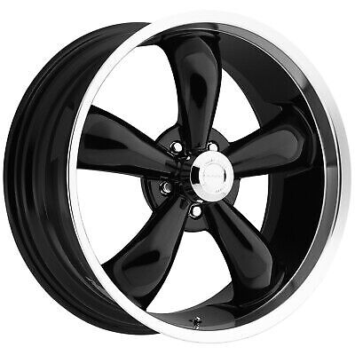 4-Vision 142 Legend 5 22x9.5 5x115 +18mm Gloss Black Wheels Rims 22 ...