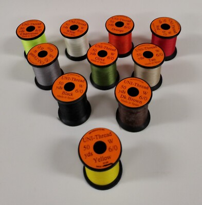 Uni-Thread 6/0 50 yard spools asst colors | eBay