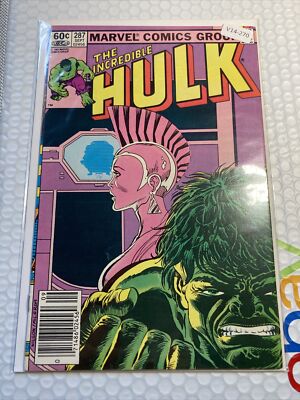 The Incredible Hulk 287 MARVEL COMICS NEWSSTAND HIGHER GRADE 7.5 V14 ...